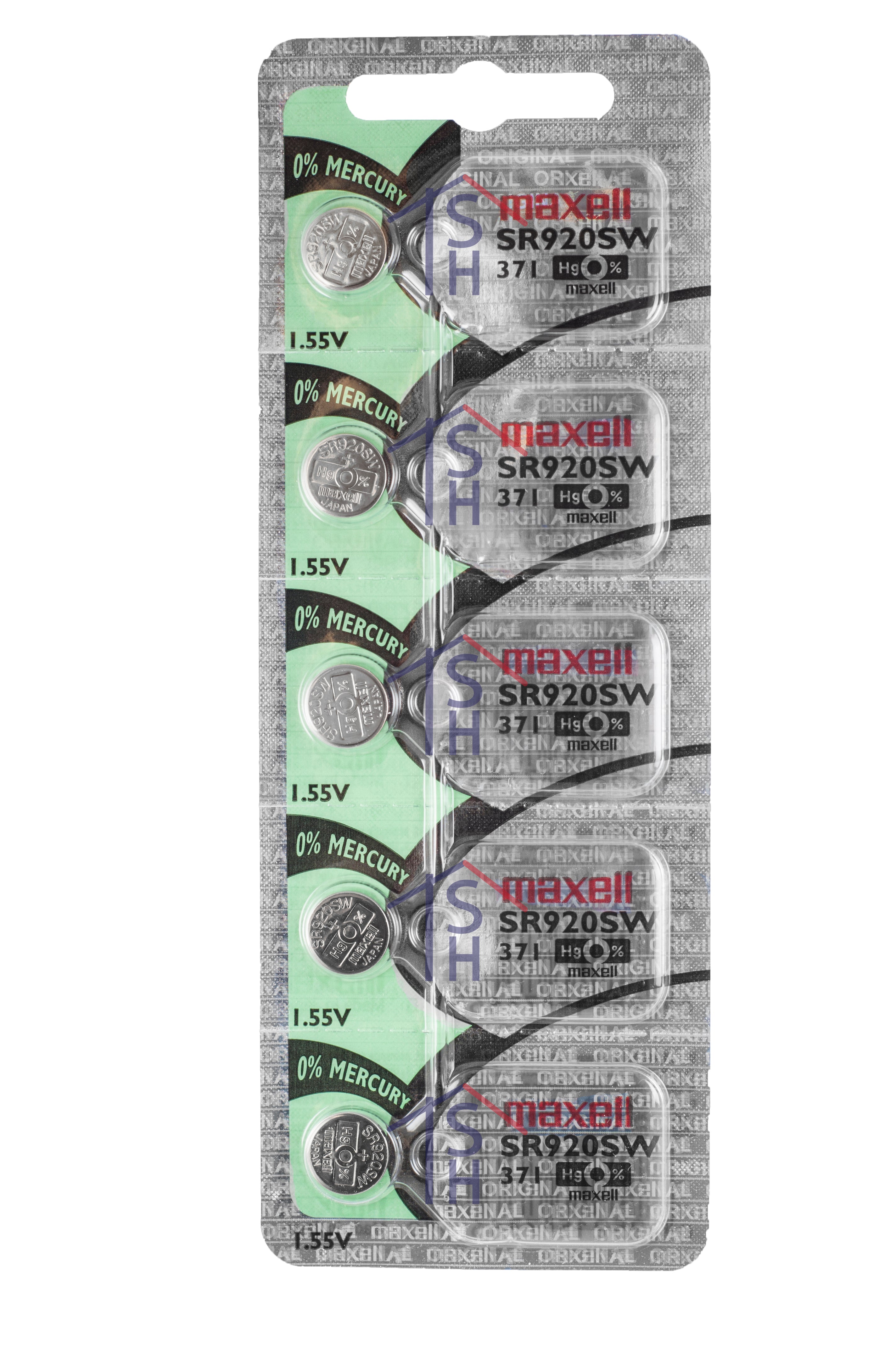 Maxell 371 SR920SW – Time Supply House